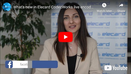 Video encoder software, live encoder, SDI encoding, OTT, RTMP, HLS ...